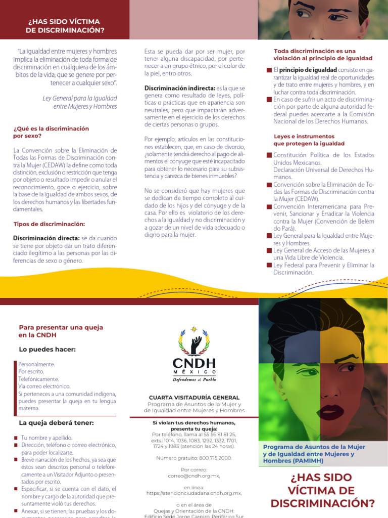 Guía para Denunciar Discriminación | PDF | Discriminación | La ...