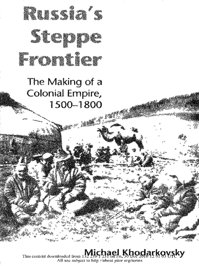 Russia's Colonial Empire, 1500-1800 | PDF