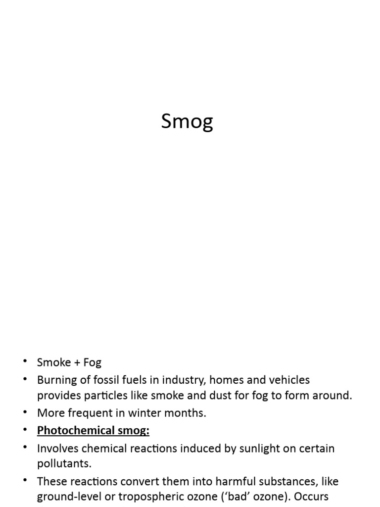 Smog | PDF