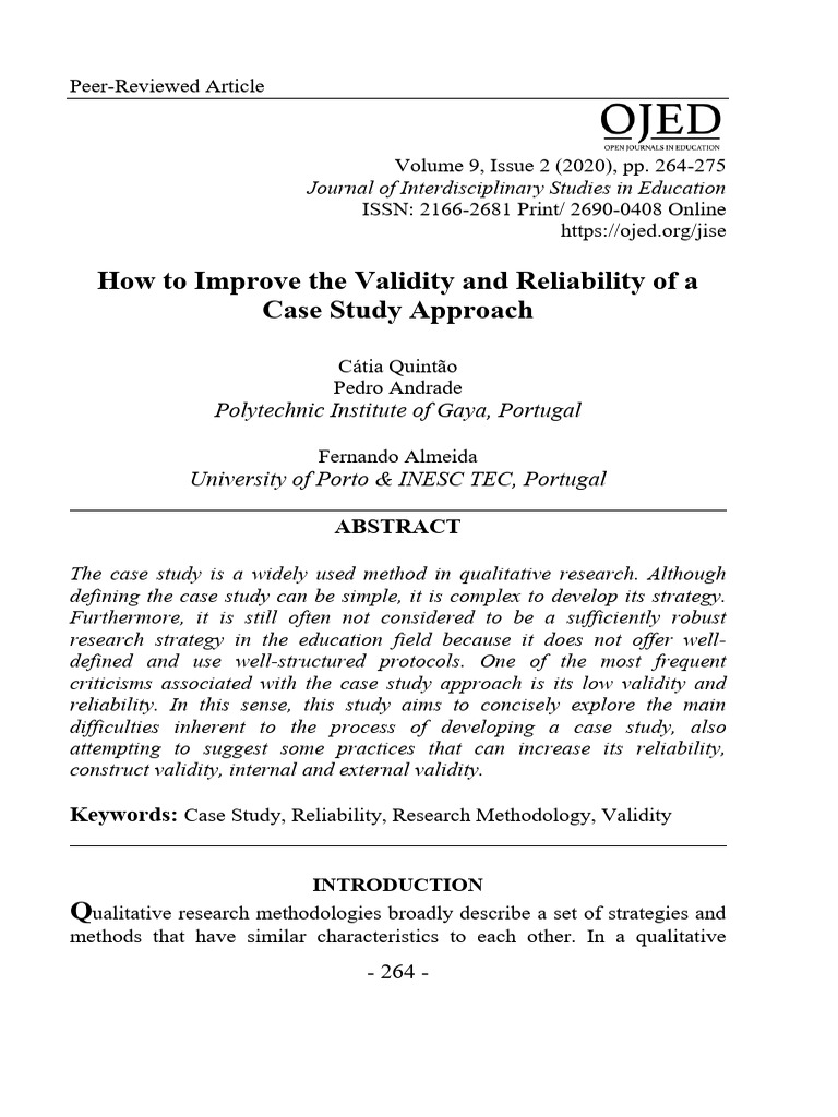 Krishna,+6 +quintao+et+al | PDF | Methodology | Validity (Statistics)