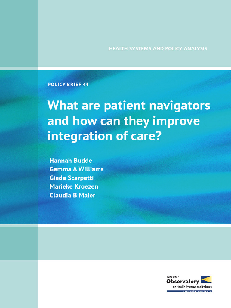 Policy Brief 44 1997 8073 Eng | PDF | Patient | Cancer