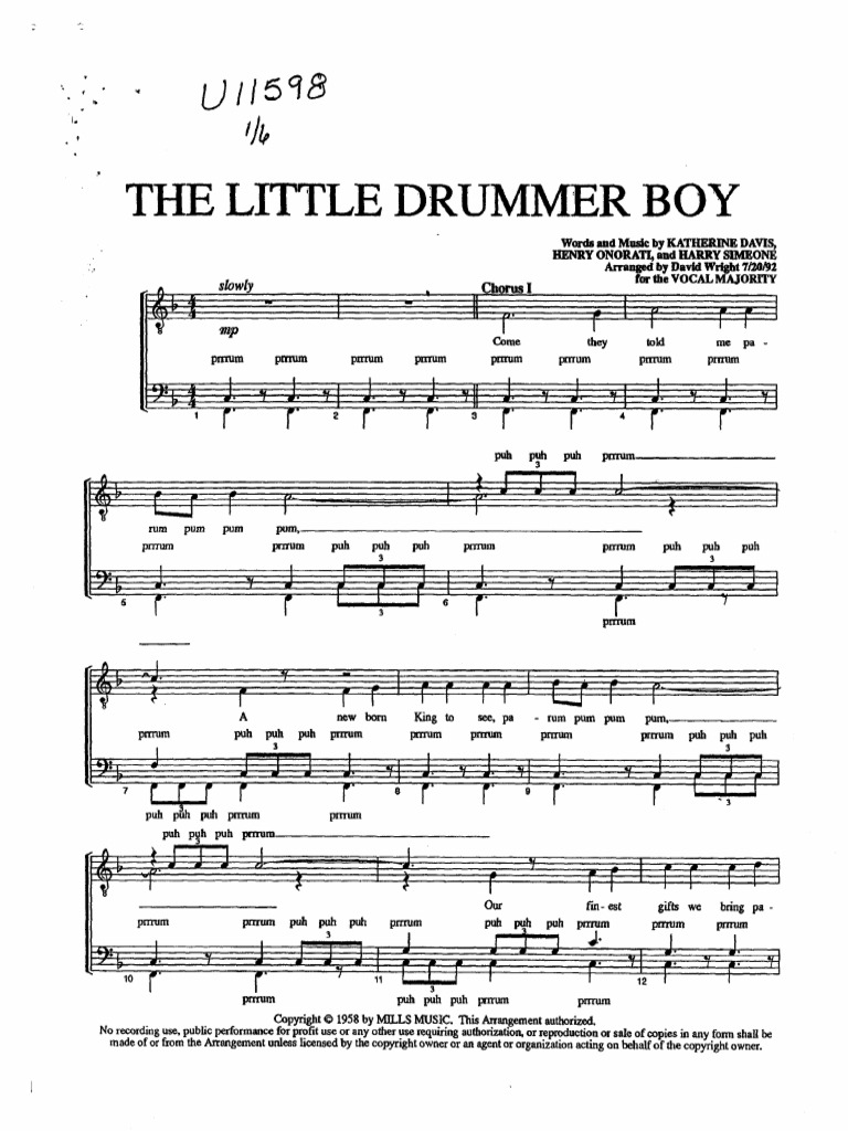 The Little Drummer Boy | PDF