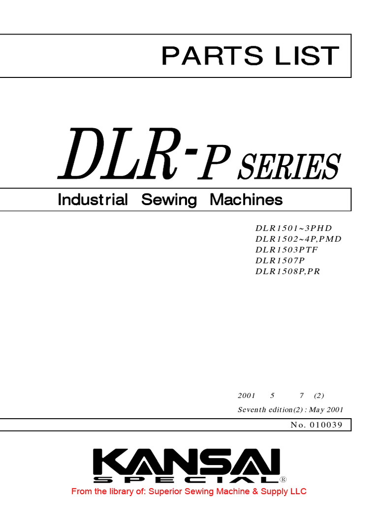 Kansai Dlr1508p, PR | PDF | Screw | Machines