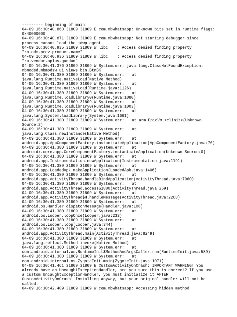 Logcat | PDF | Android (Operating System) | Java (Programming Language)