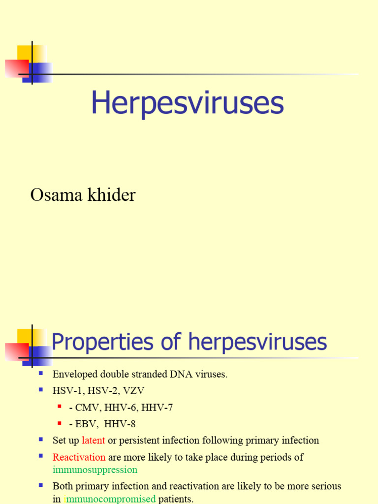 Herpesviruses | Download Free PDF | Infection | Virus