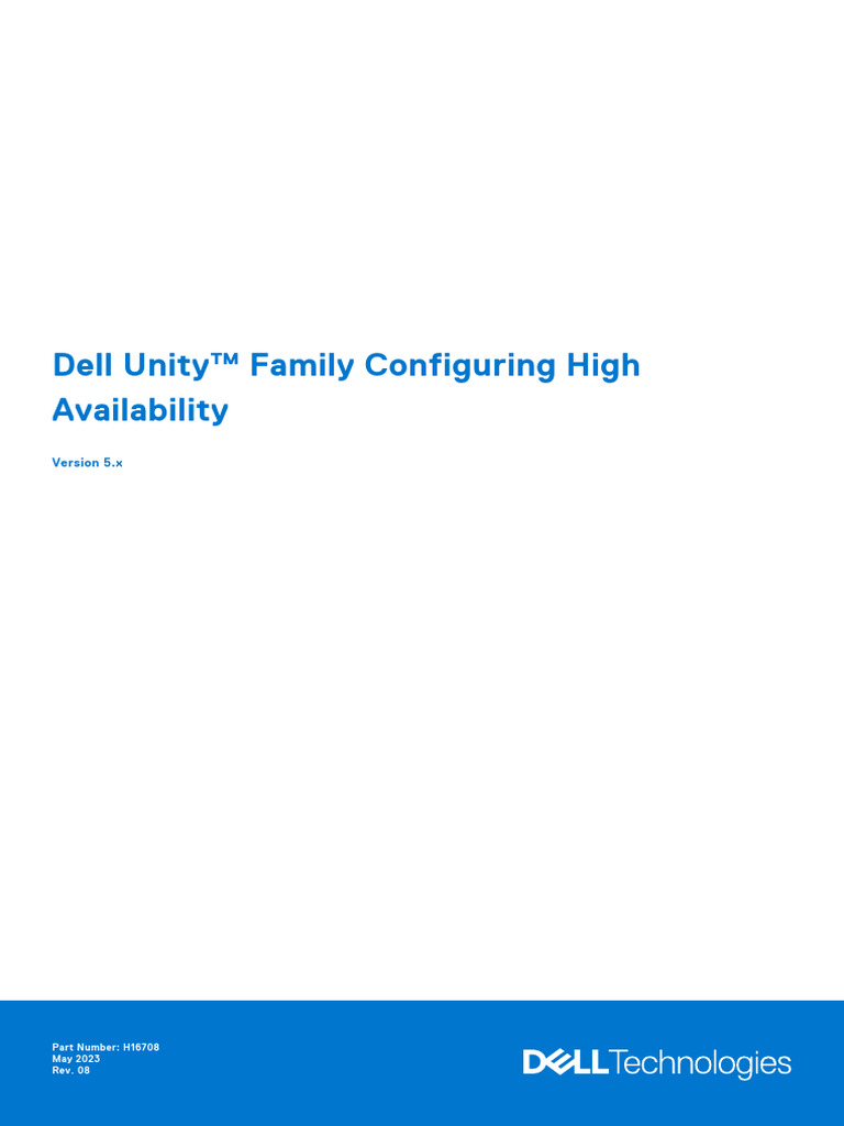 Dell Unity Configuration And Best Practices Pdf Network Switch