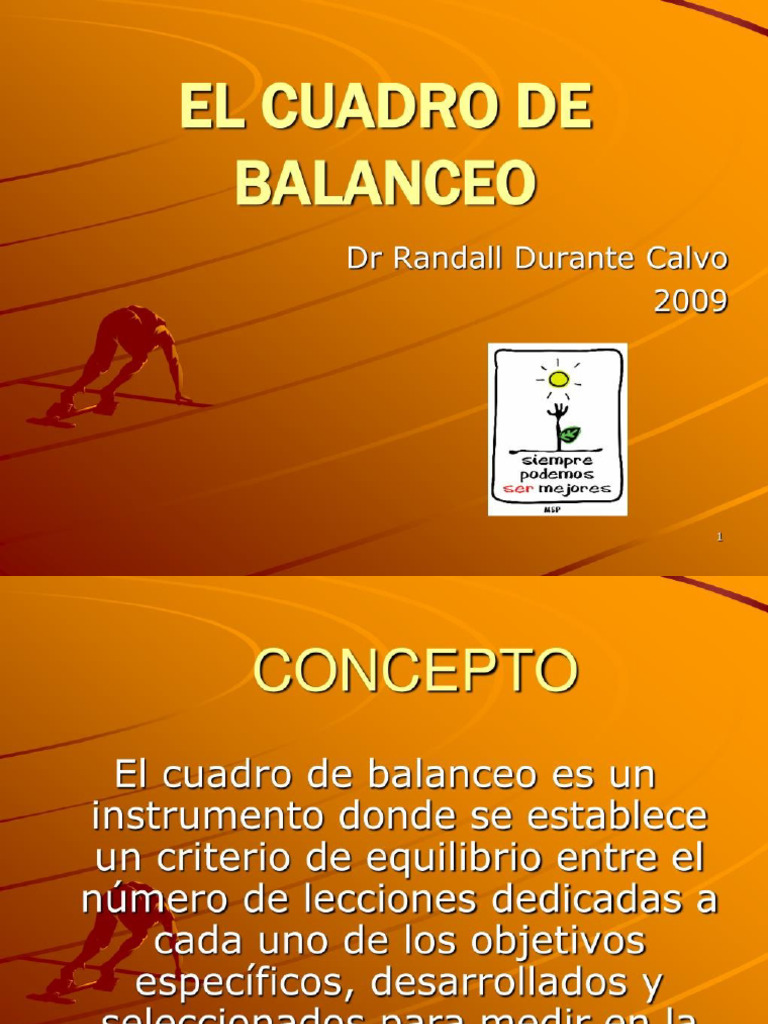 Balanceo | PDF