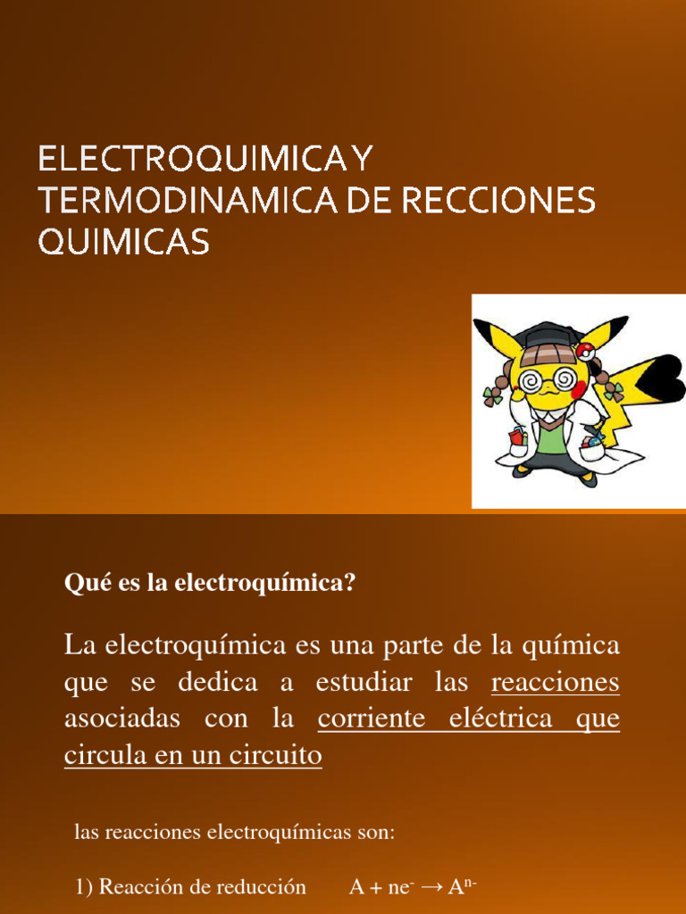 Electroquimica Utt | PDF | Redox | Electroquímica