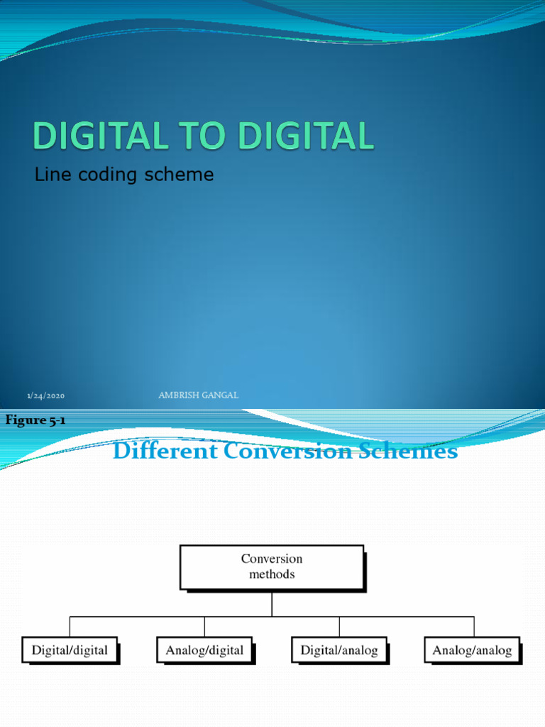 Line Coding Scheme | PDF