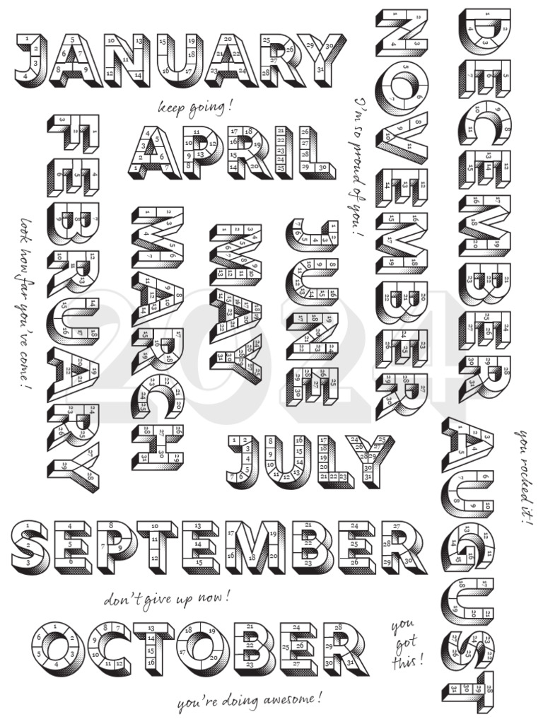 2024 Monthly Calendar Overview | PDF