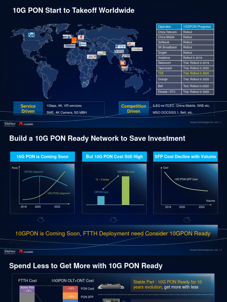 10G PON Rollout and Cost Savings Guide | PDF | Electronics | Wide Area ...