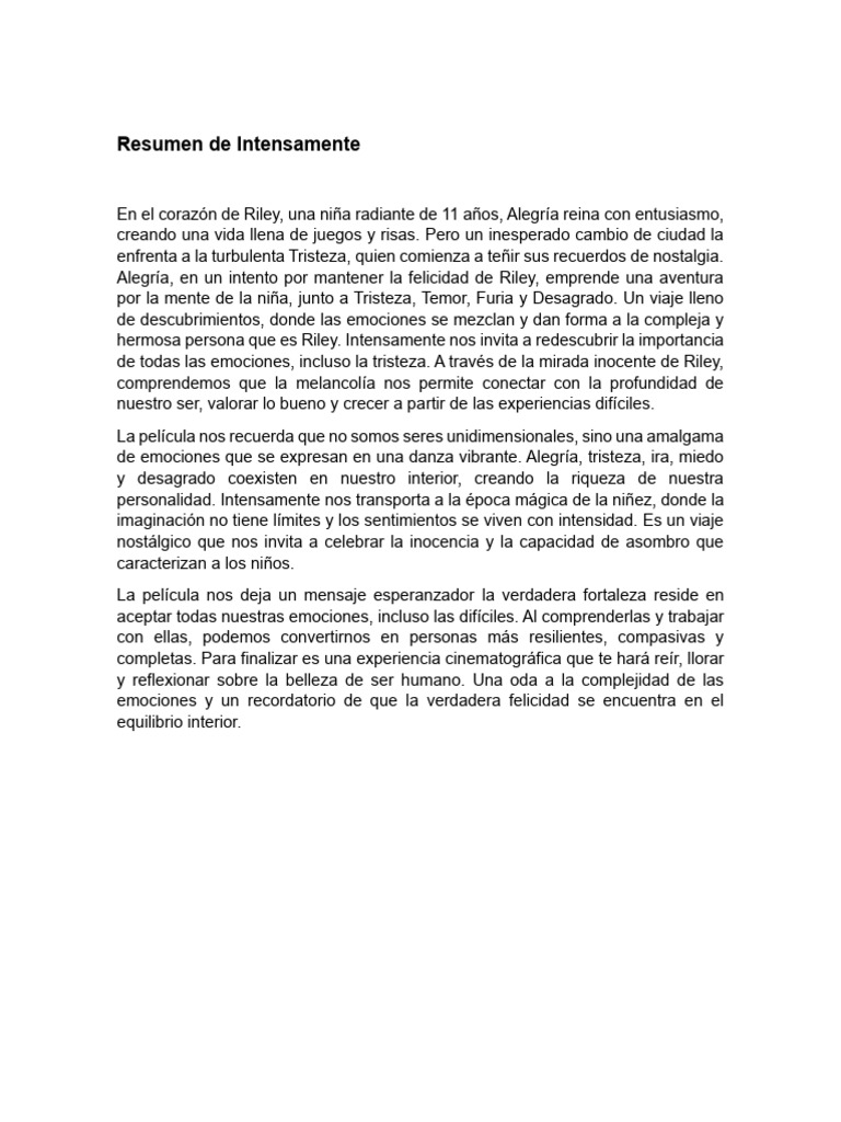 Intesamente | PDF
