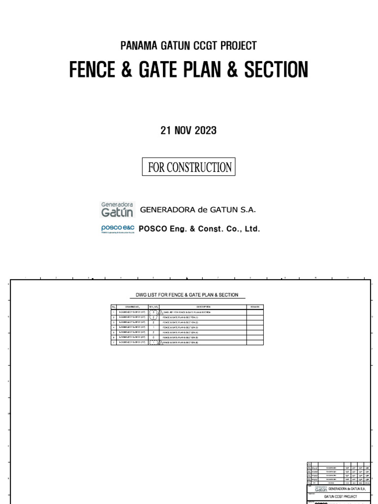 Appendix 14 Fence & Gate Drawing | PDF