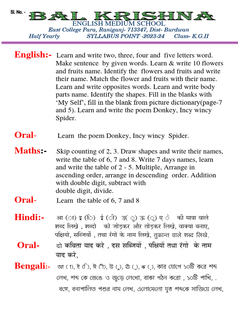 English Medium School | PDF | Linguistics