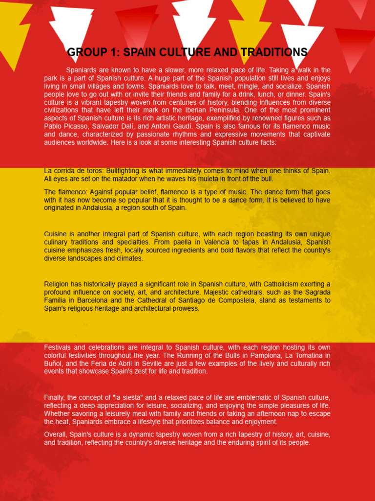 GROUP 1 PPC SPAIN | PDF | Spain | Bullfighting