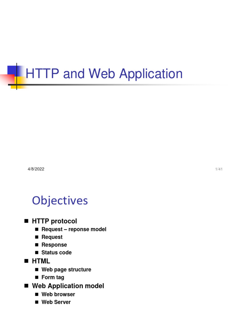 Day01 Slide 2 HTTP and Web Application | PDF | World Wide Web ...