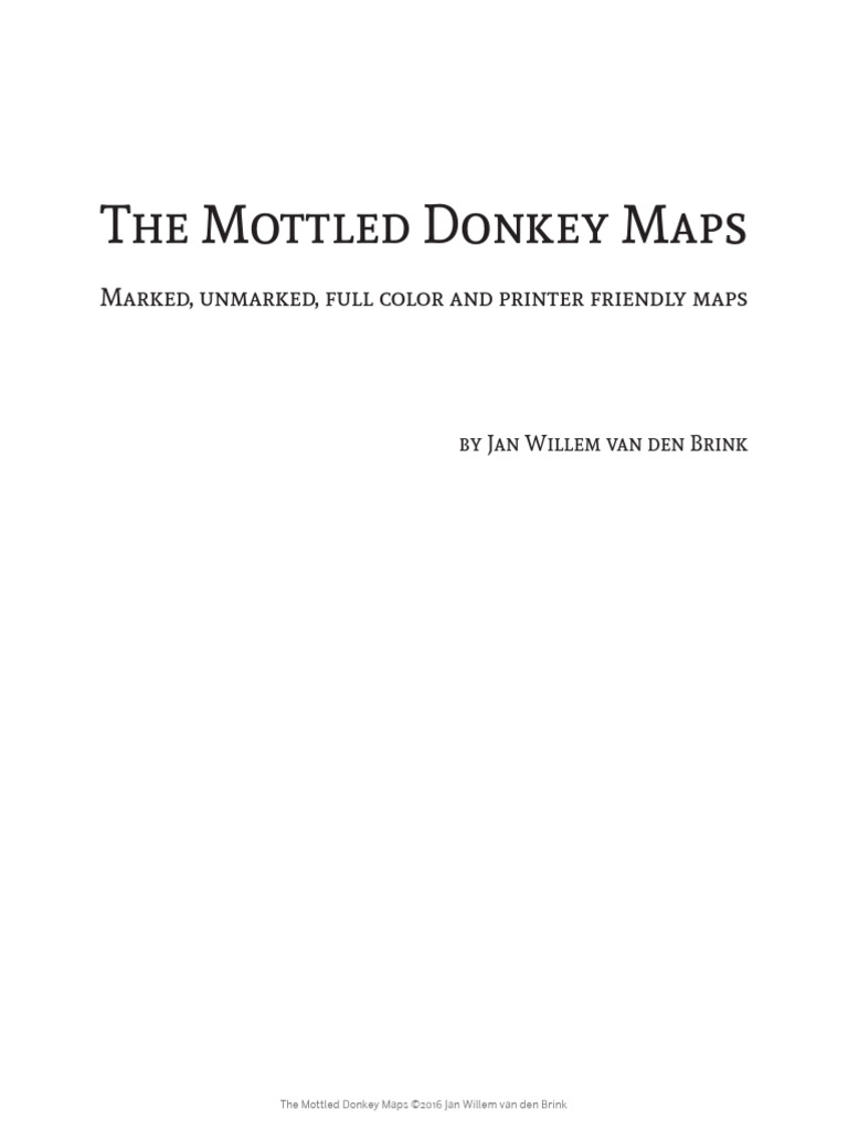 The Mottled Donkey - Maps | PDF | Basement | Local Government Areas Of ...