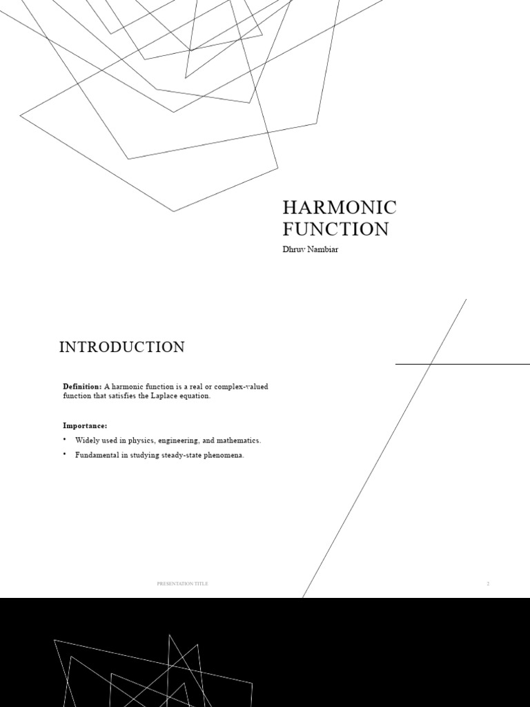 Harmonic Function | PDF | Science & Mathematics | Computers