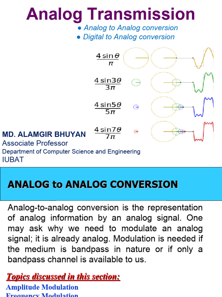 Analog Transmission Pdf Modulation Bit Rate 8026