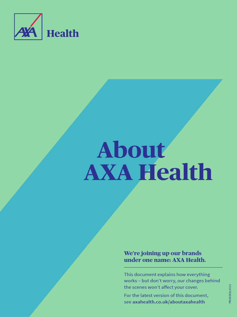 AXA Health Brand Integration Guide | PDF | Insurance | Health Care