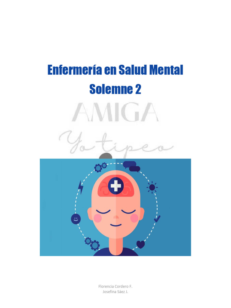 Solemne 2 Salud Mental 2 | PDF | Depresión (estado de ánimo) | Trastorno mental