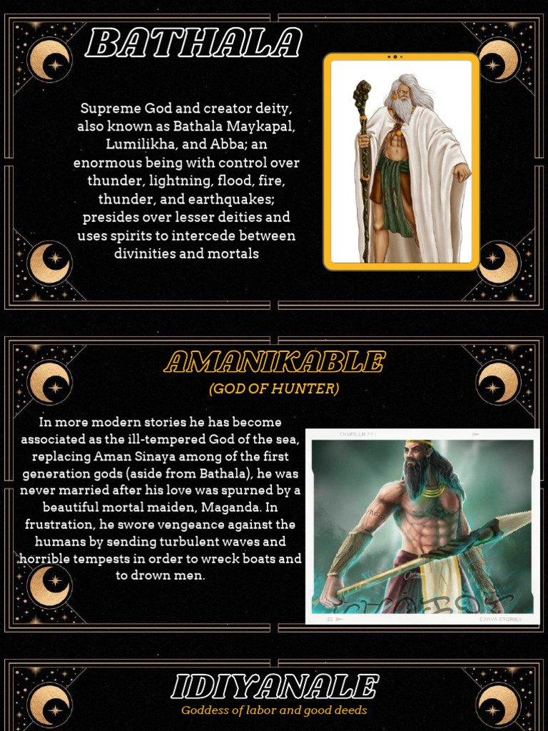 Ancient Filipino Gods and Goddesses | PDF | Deities | Mythology