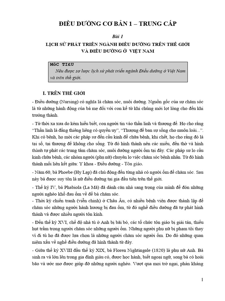 Dieu Duong Co Ban 1 y Sy Dieu Duong Trung Cap Chinh 166t | PDF