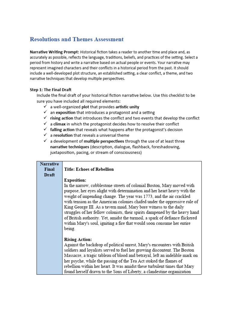 Resolutions and Themes | PDF | Plot (Narrative) | Narrative