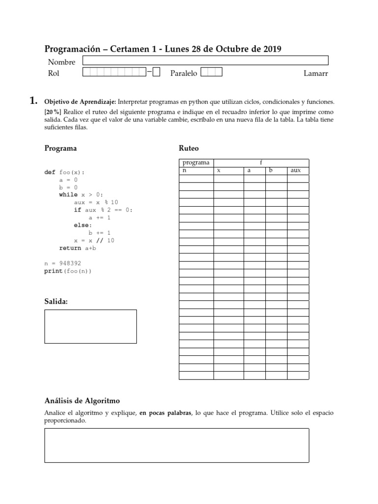 IWI131_2019_2_C1__Casa_Central_ | PDF | Python (lenguaje de programación) | Matemáticas Aplicadas