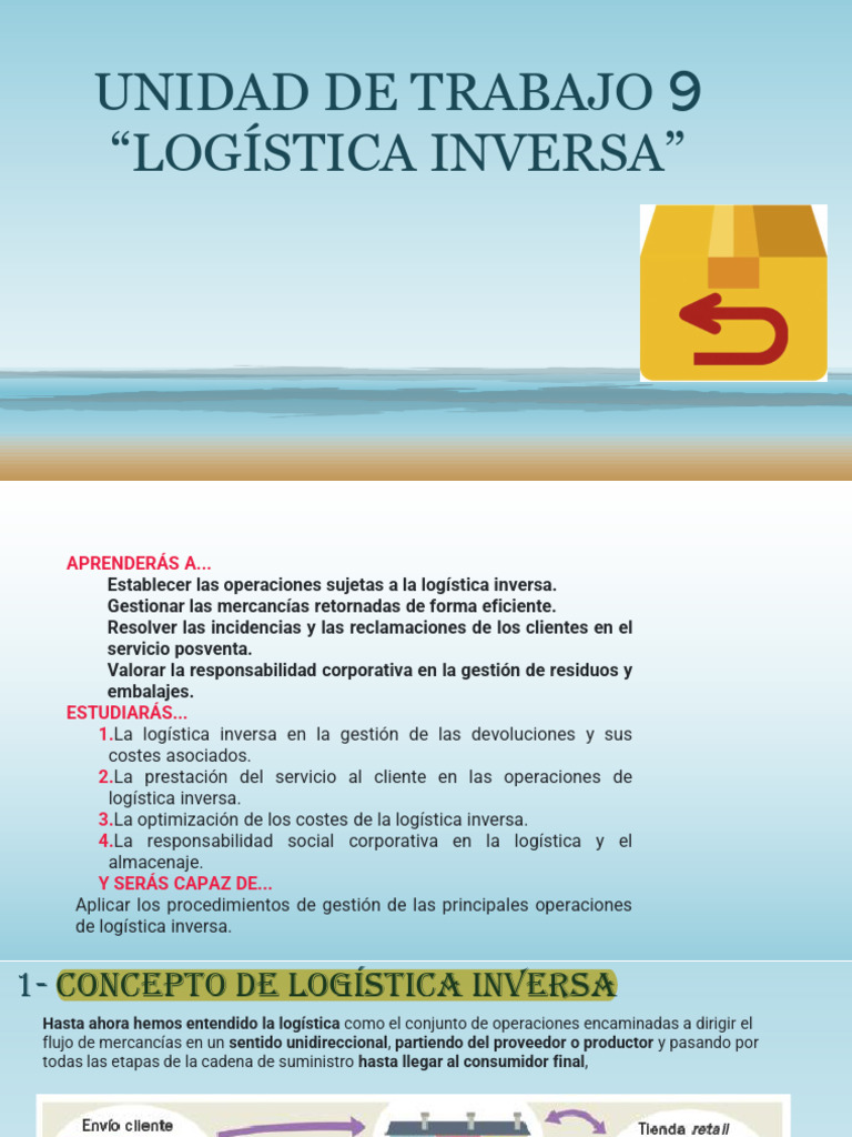 Tema 9 Logística | Descargar gratis PDF | Logística | Residuos