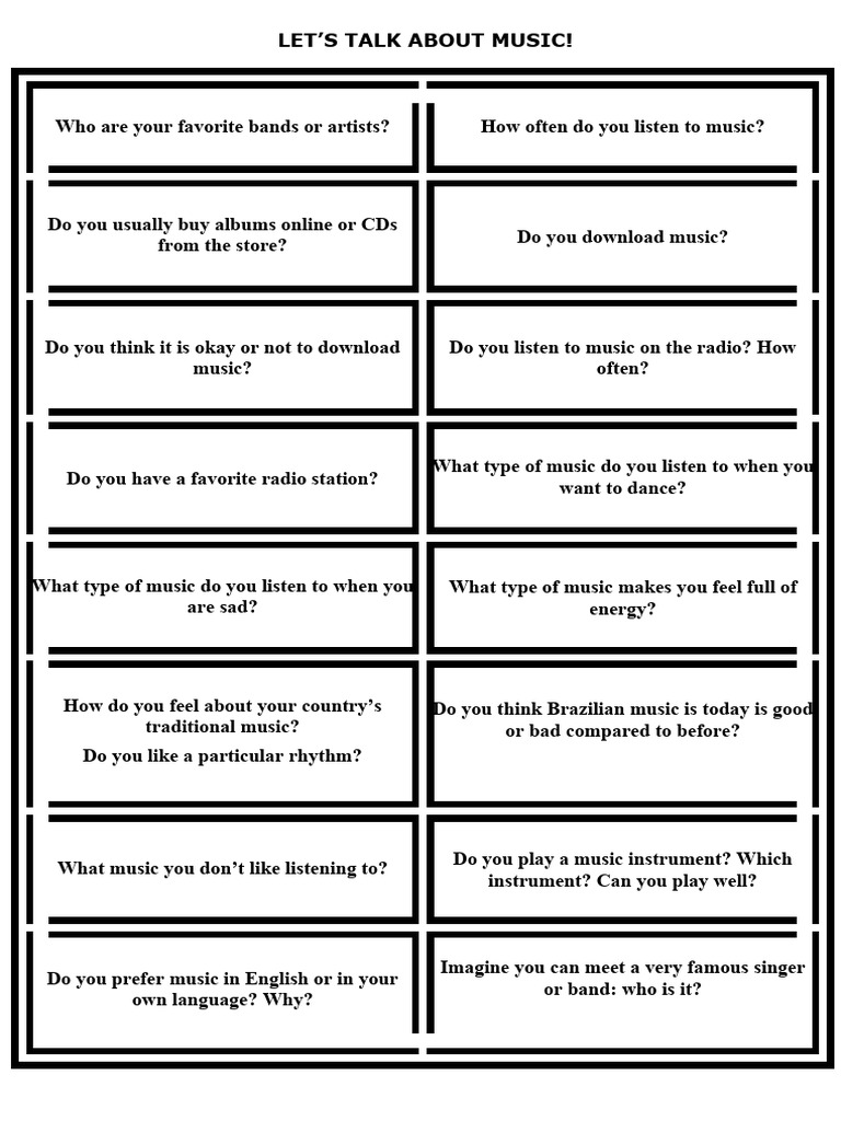 Music Talk | PDF