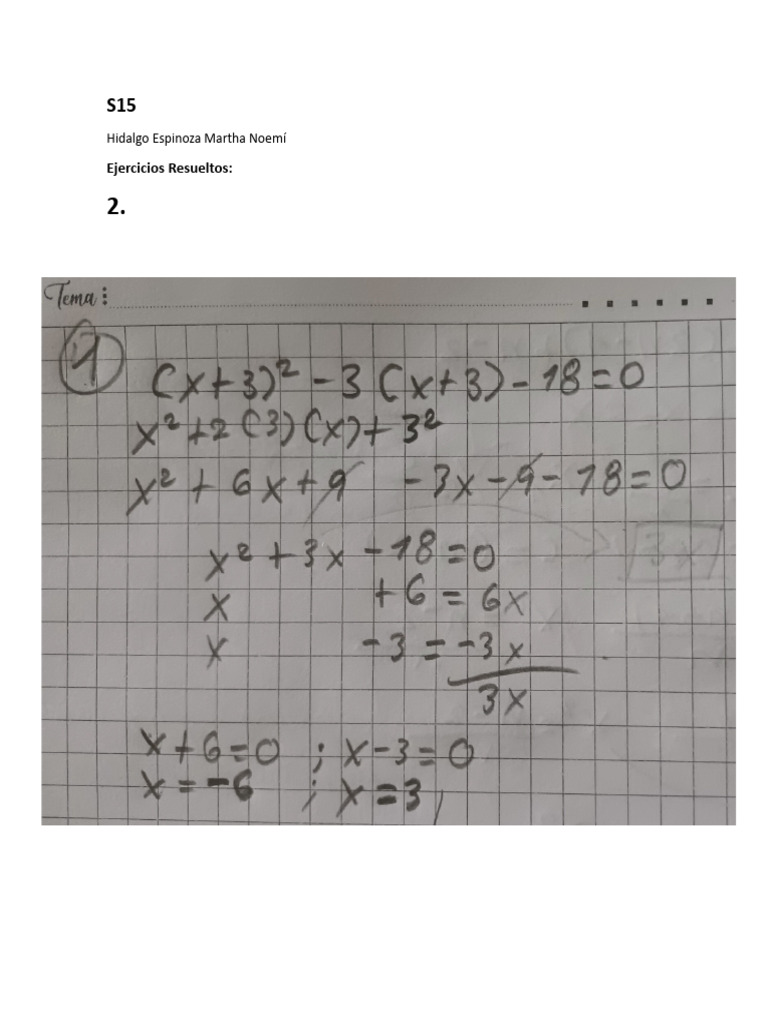 S15. - Circunferencia y Parabola - Ejercicios Resueltos | PDF