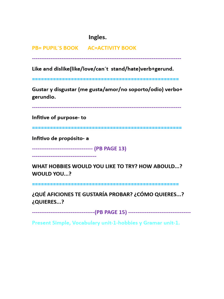 Temas de Ingles | PDF