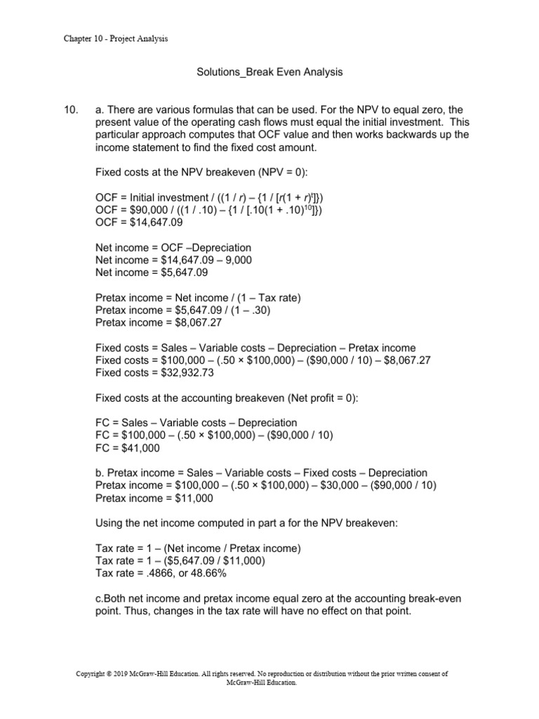 course-6-qas-breakeven-analysis-solutions-pdf-net-present-value