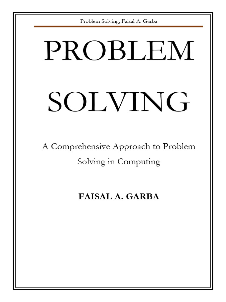 PROBLEM SOLVING-1 | PDF | Computational Complexity Theory | Heuristic PROBLEM SOLVING-1 | PDF | Computational Complexity Theory | Heuristic