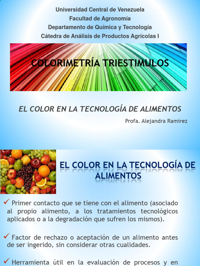 COLORIMETRÍA TRIESTIMULOS | PDF | Color | Amarillo
