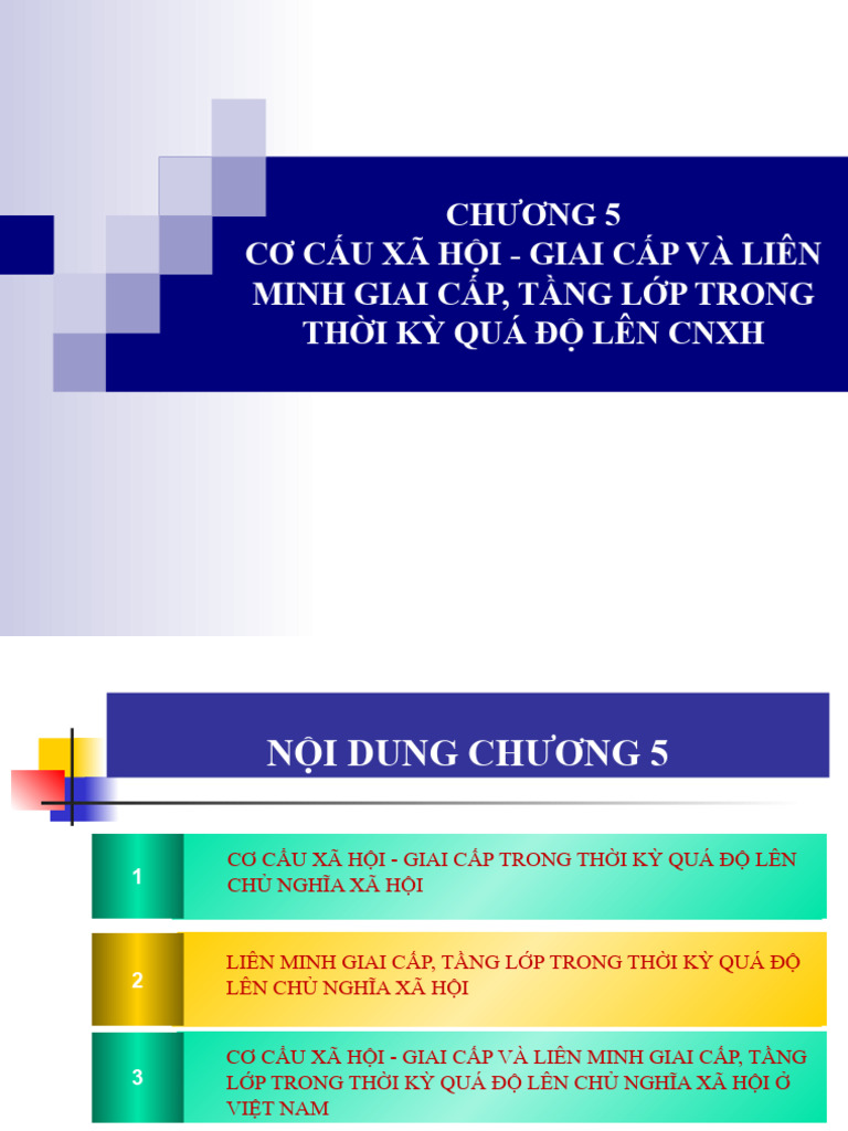 Slide CNXH Chuong5 | PDF