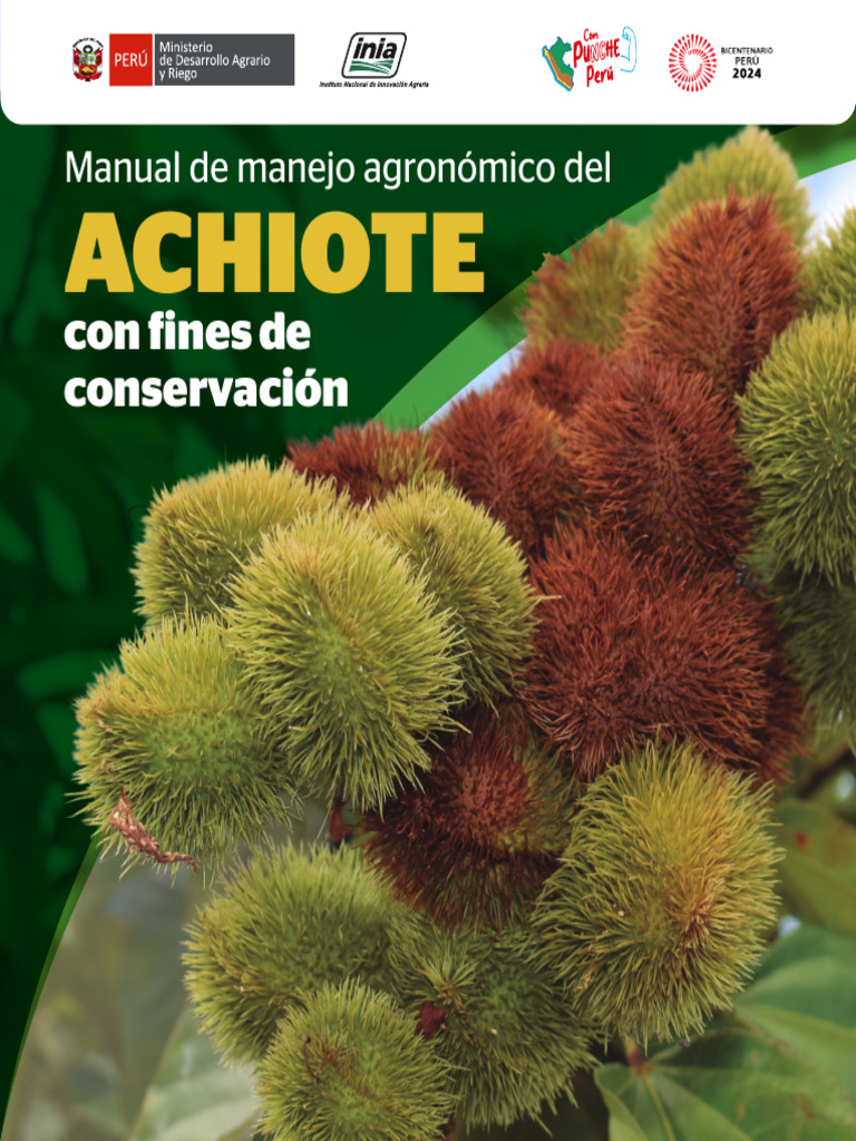 Mamani Et-Al 2024 Manual Achiote | PDF | Flores | Agricultura