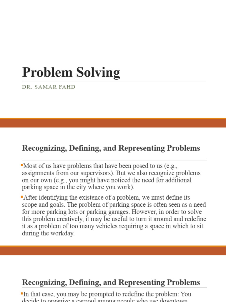 Problem Solving (Lec2 | PDF | Thought | Neuroscience