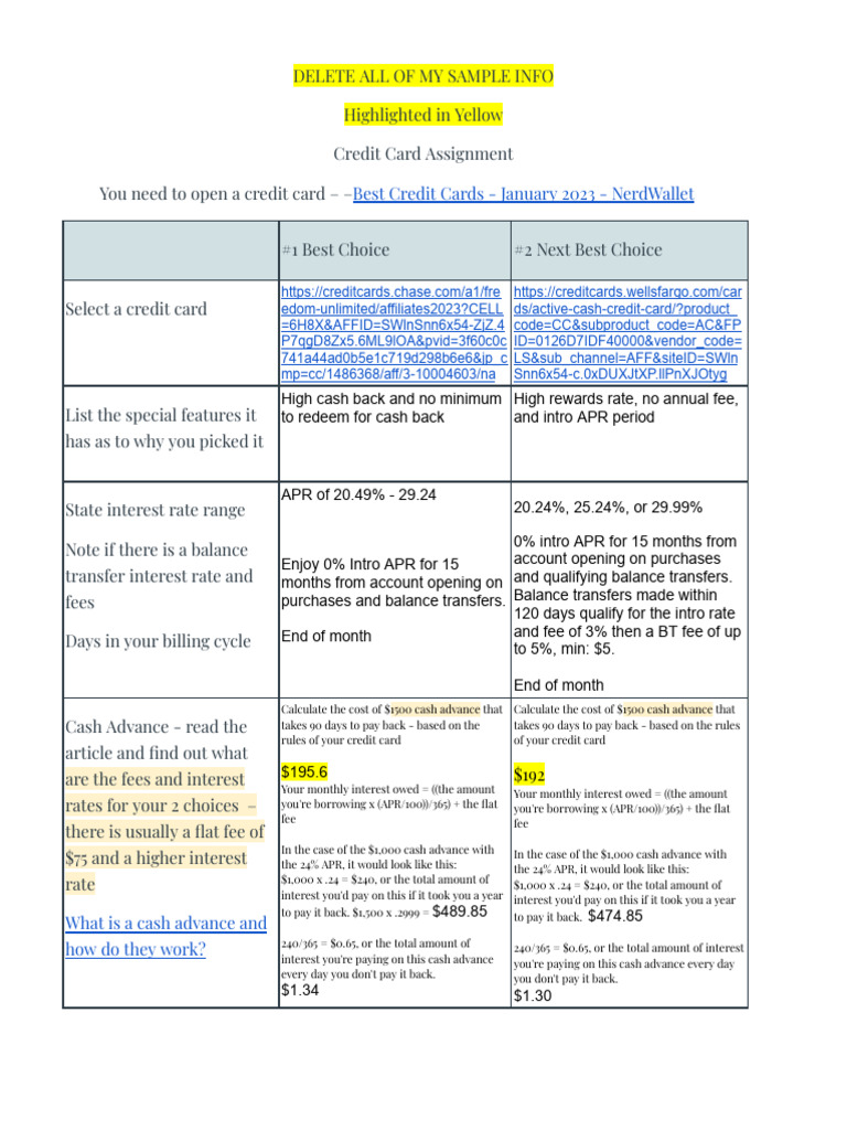 Credit Card Assignment-3 | PDF | Credit Card | Annual Percentage Rate
