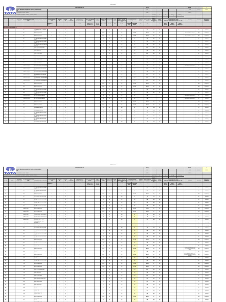 Electrical Load List for MHS System | PDF | Electrical Components ...