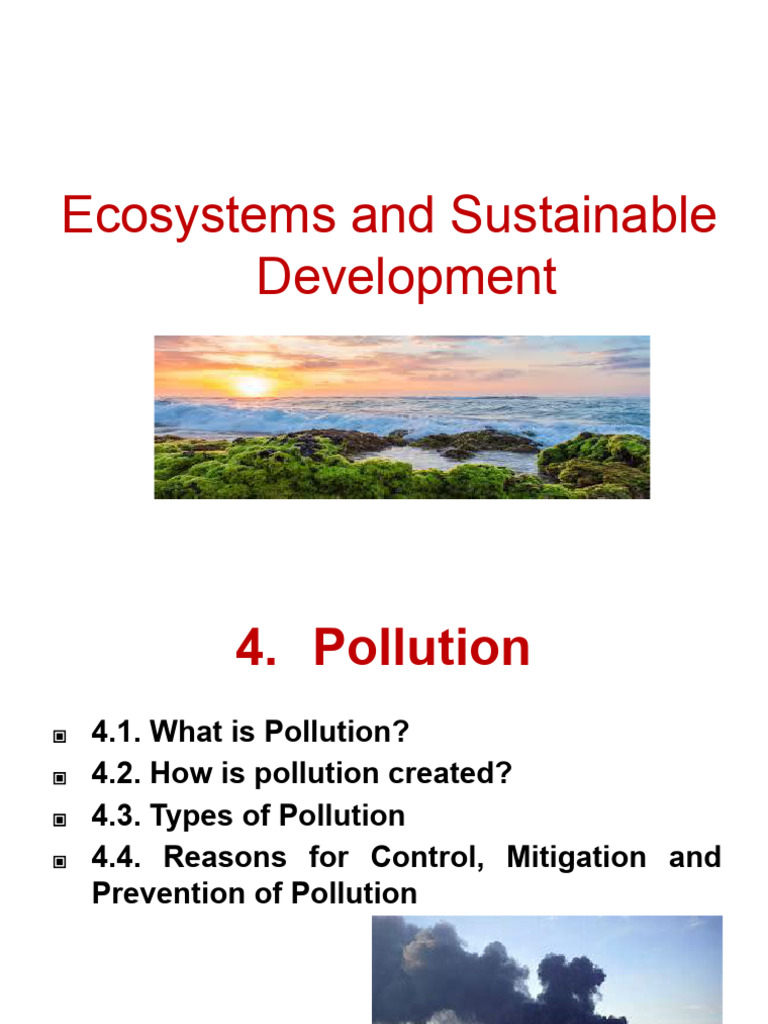 Lecture 4 | PDF | Pollution | Air Pollution
