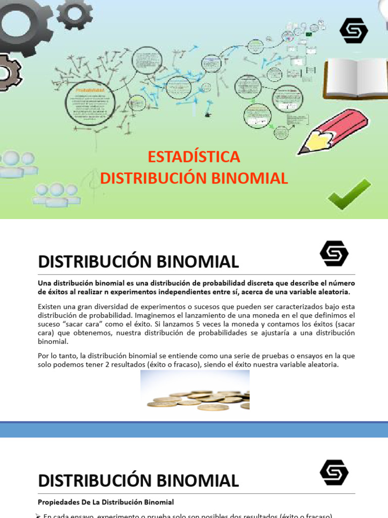 Clase #12 de Estadistica Distribucion Binomial | PDF | Distribución de probabilidad | Teoría de ...