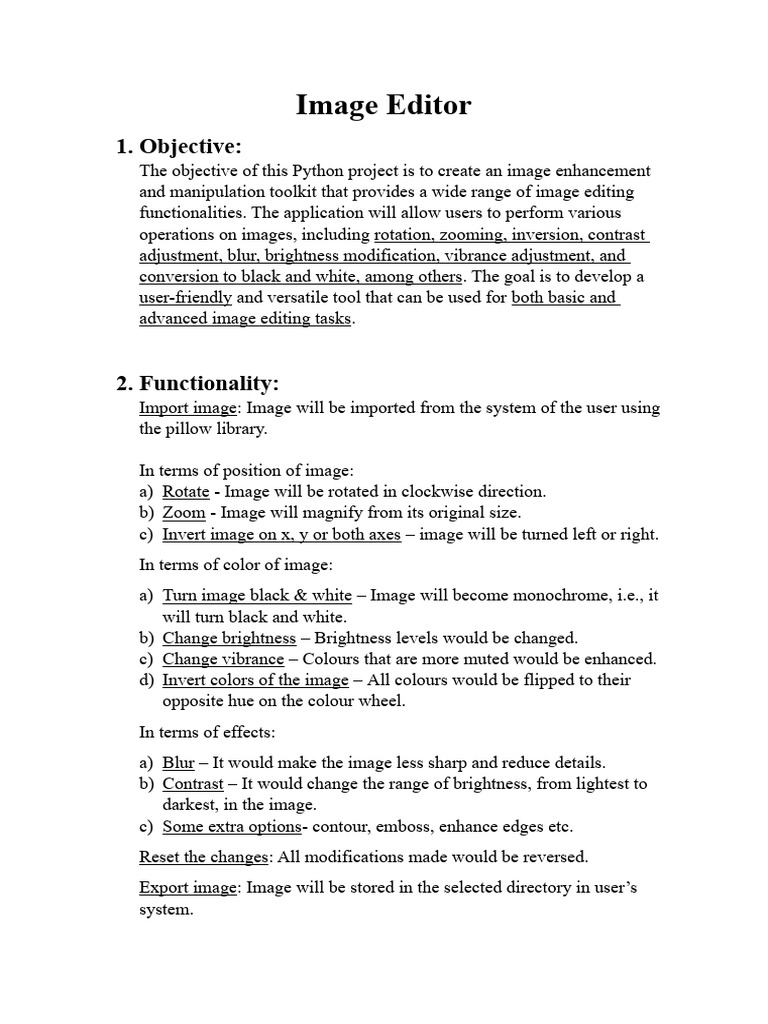 Python Image Editing Toolkit | PDF | Image Editing | Computing