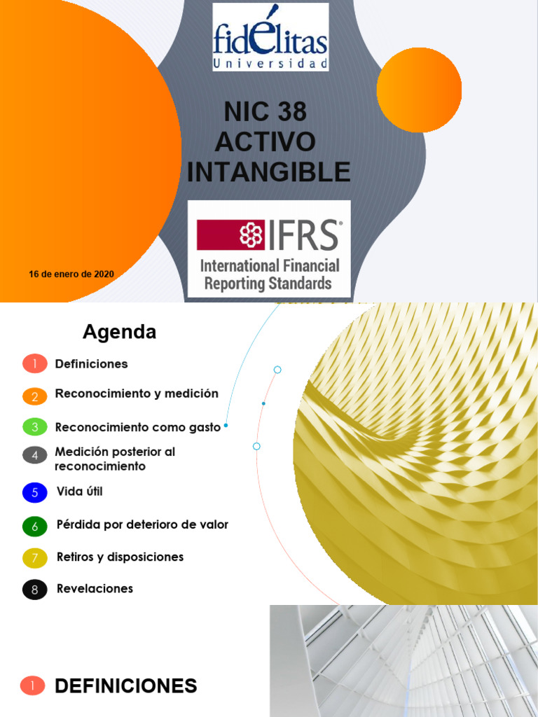 Presentación - NIC 38 Activos Intangibles | PDF | Activo intangible | Economias