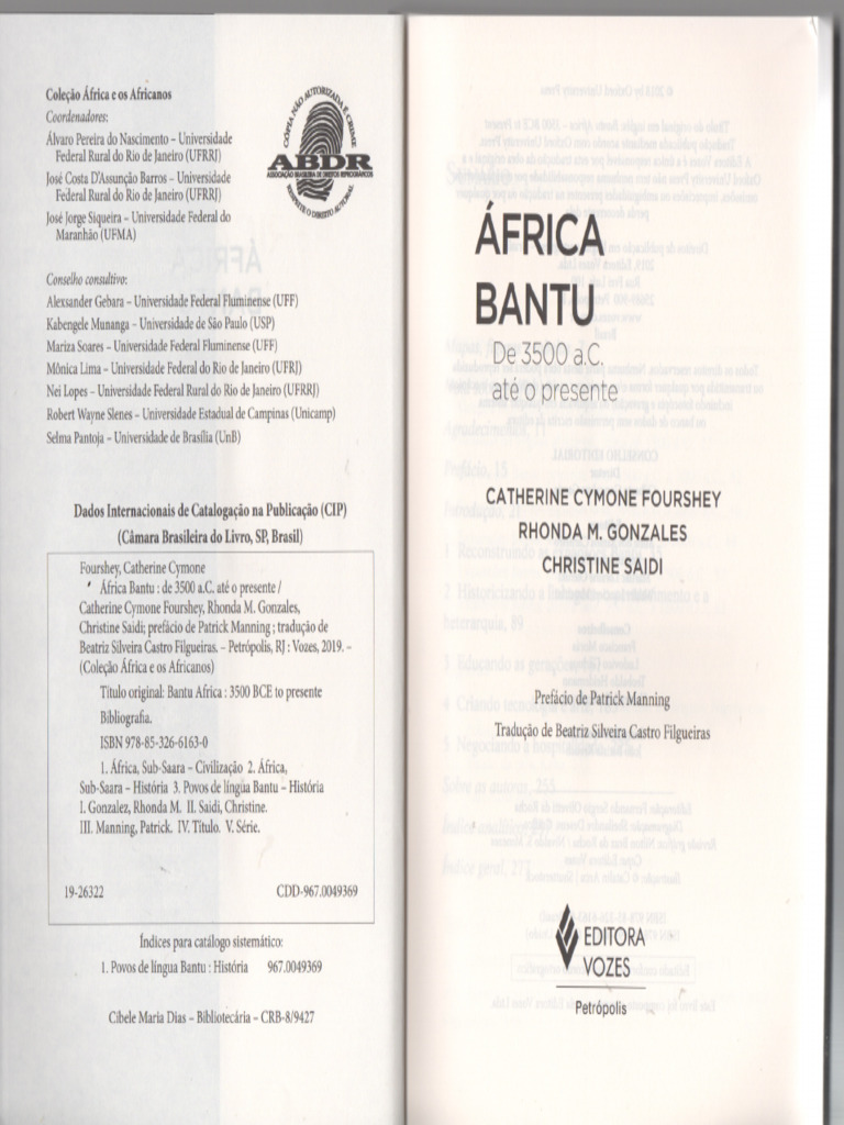 Africa Bantu - Catherine Fourshey | PDF