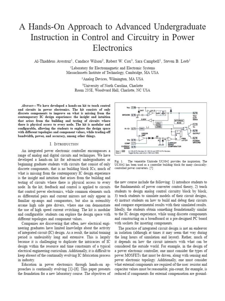 Hands-On Power Electronics Education Kit | PDF | Operational Amplifier ...