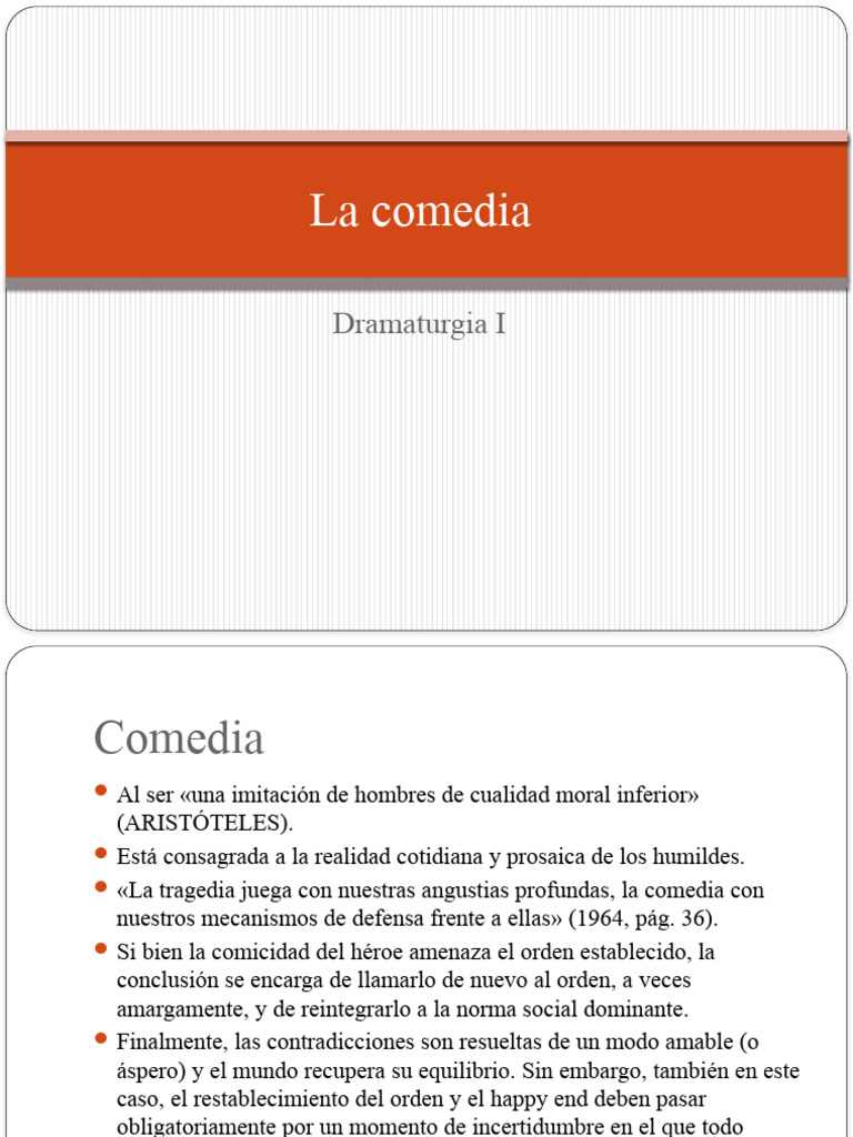 La Comedia | PDF | Commedia Dell'arte | Comedia