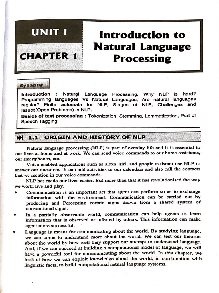 NLP Merged | PDF | Morphology (Linguistics) | Word