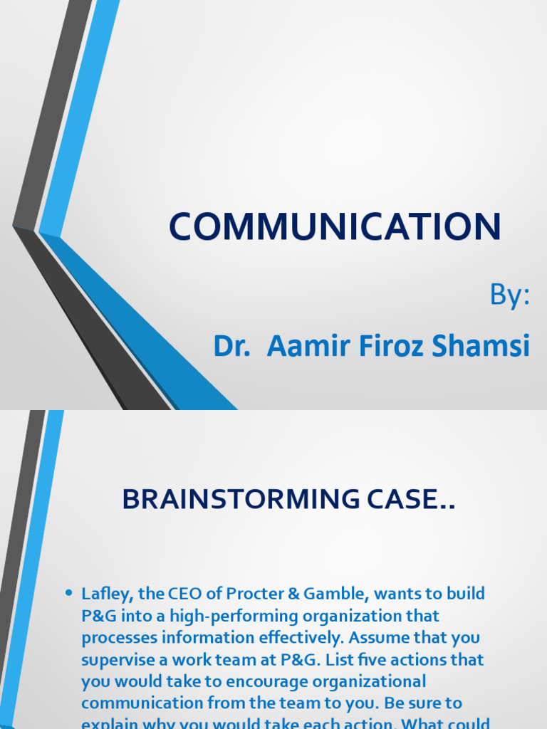 Chapter 7 Communication | PDF | Communication | Social Psychology